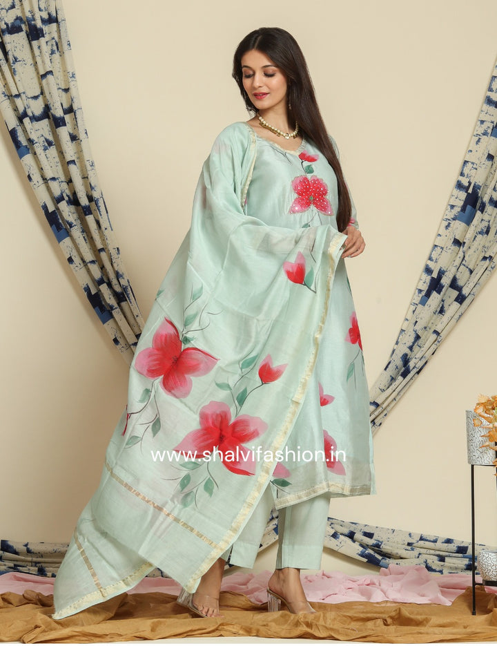 Hand Block Print Suits Dress Material for women- Shalvi Fashion Home ...