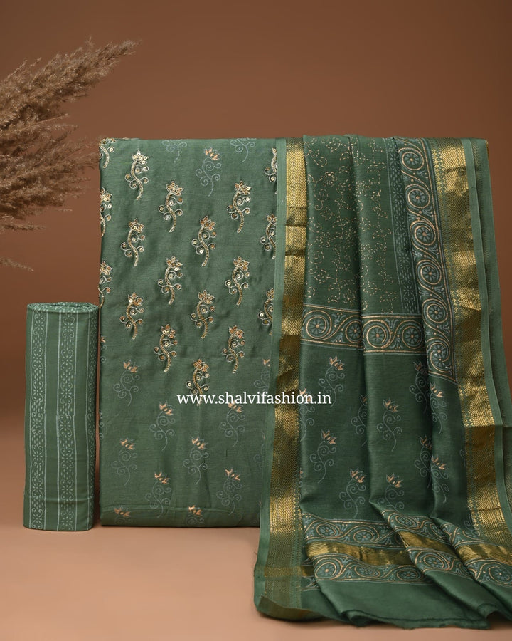 Hand Block Print Suits Dress Material for women- Shalvi Fashion Home ...