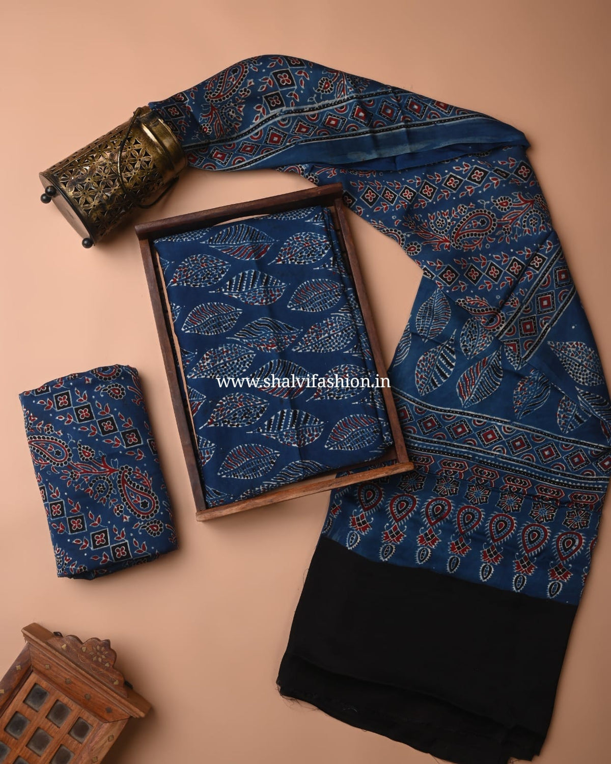 Hand Block Print Suits Dress Material for women- Shalvi Fashion Home