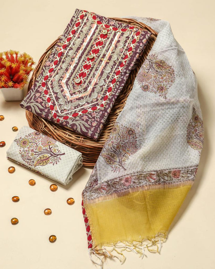 Hand Block Print Suits Dress Material for women- Shalvi Fashion Home ...